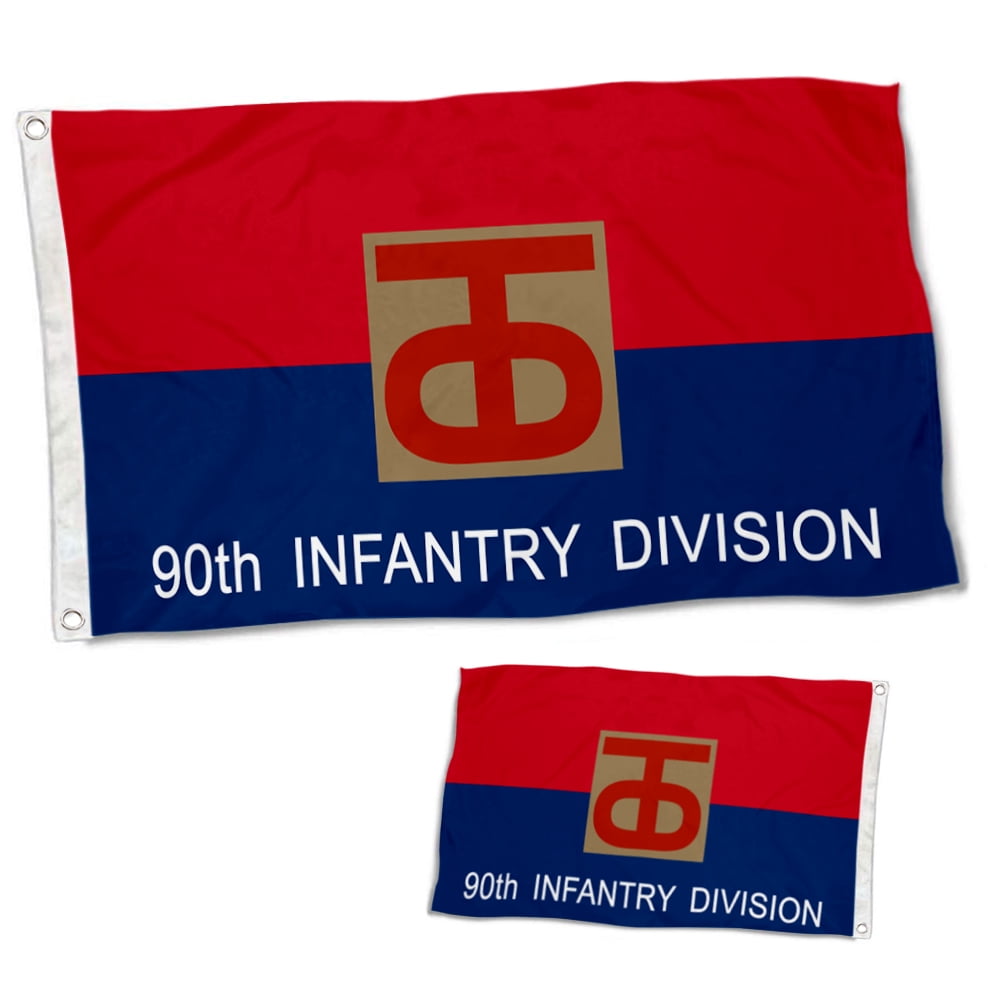 Dutern Double Sided Army 90th Infantry Division Flag Military Banner 3 ...