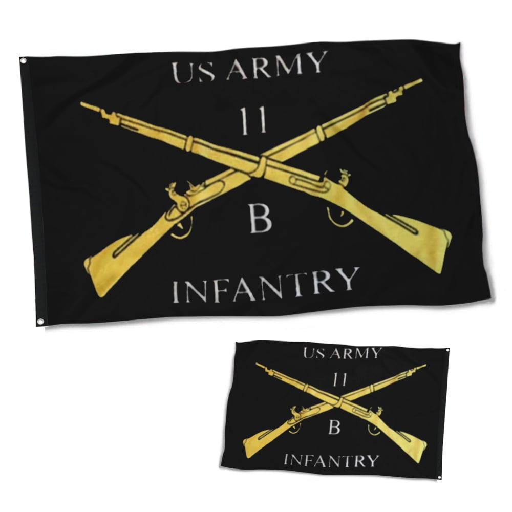 Dutern Double Sided Cross Rifle Infantry 11 B Military Flag Banner 3 ...