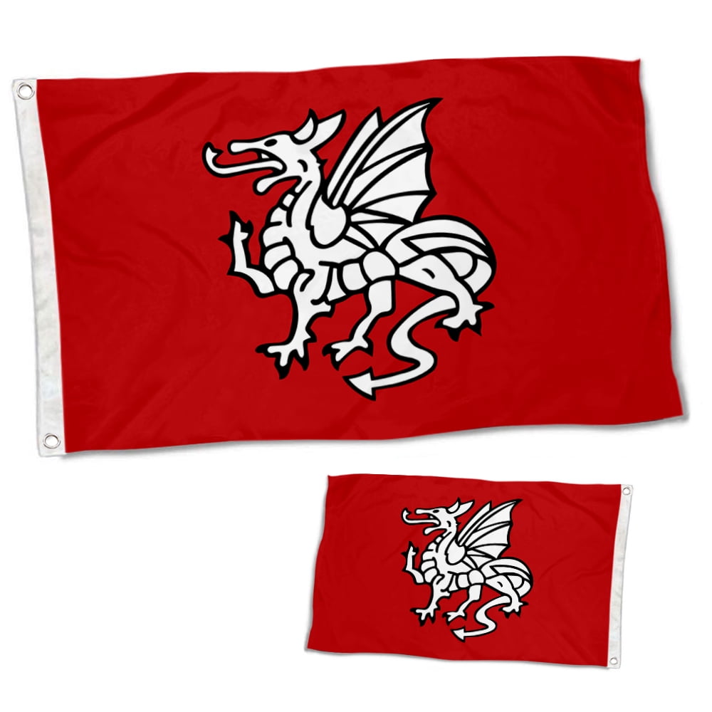 Dutern Double Sided English Pendragon Anglo Saxon Flag Banner 3 Ply ...
