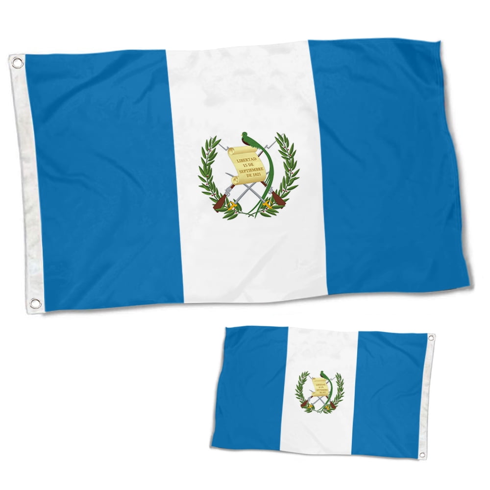 Dutern Double Sided Guatemala Country Flag Banner 3 Ply with Brass ...