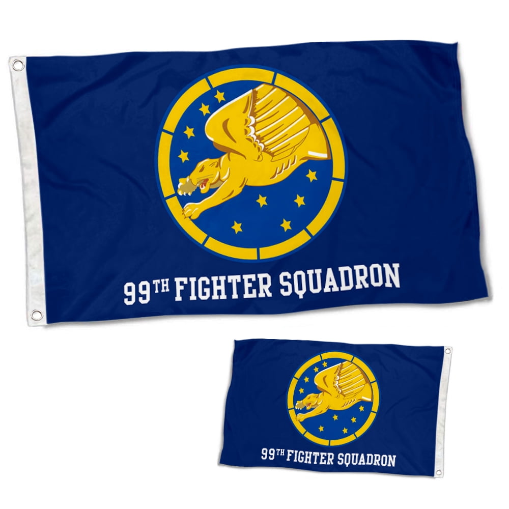 Dutern Double Sided USAF 99th Fighter Squadron Flags Banner 3 Ply with ...
