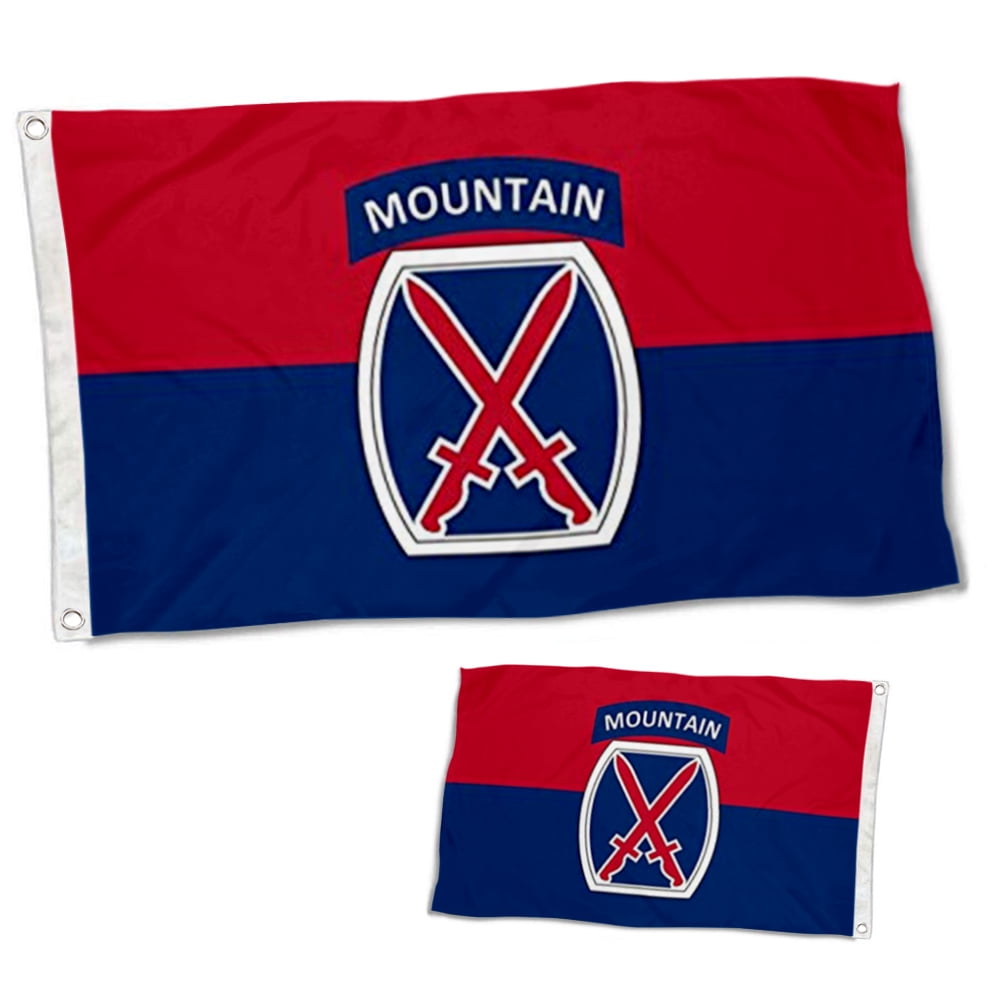 Dutern Double Sided United States Army 10th Mountain Division Flag ...