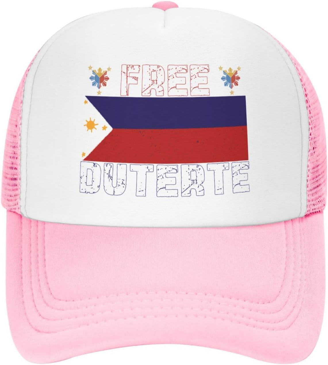 Duterte Free Hat I Love Philippine Filipino Flag Mesh Men Women ...