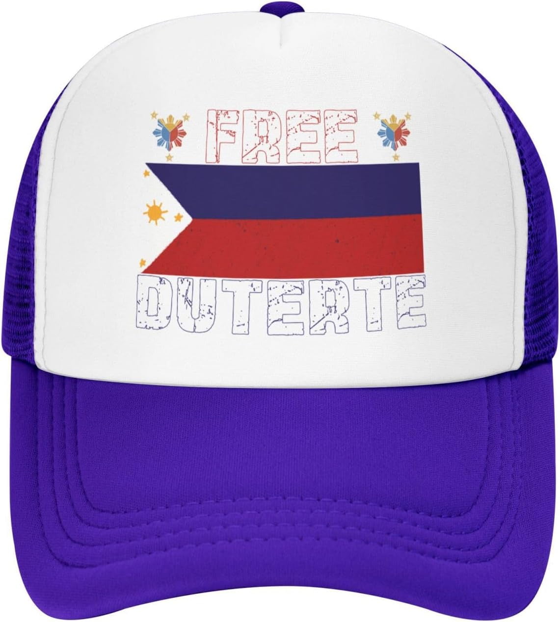 Duterte Free Hat I Love Philippine Filipino Flag Mesh Men Women ...
