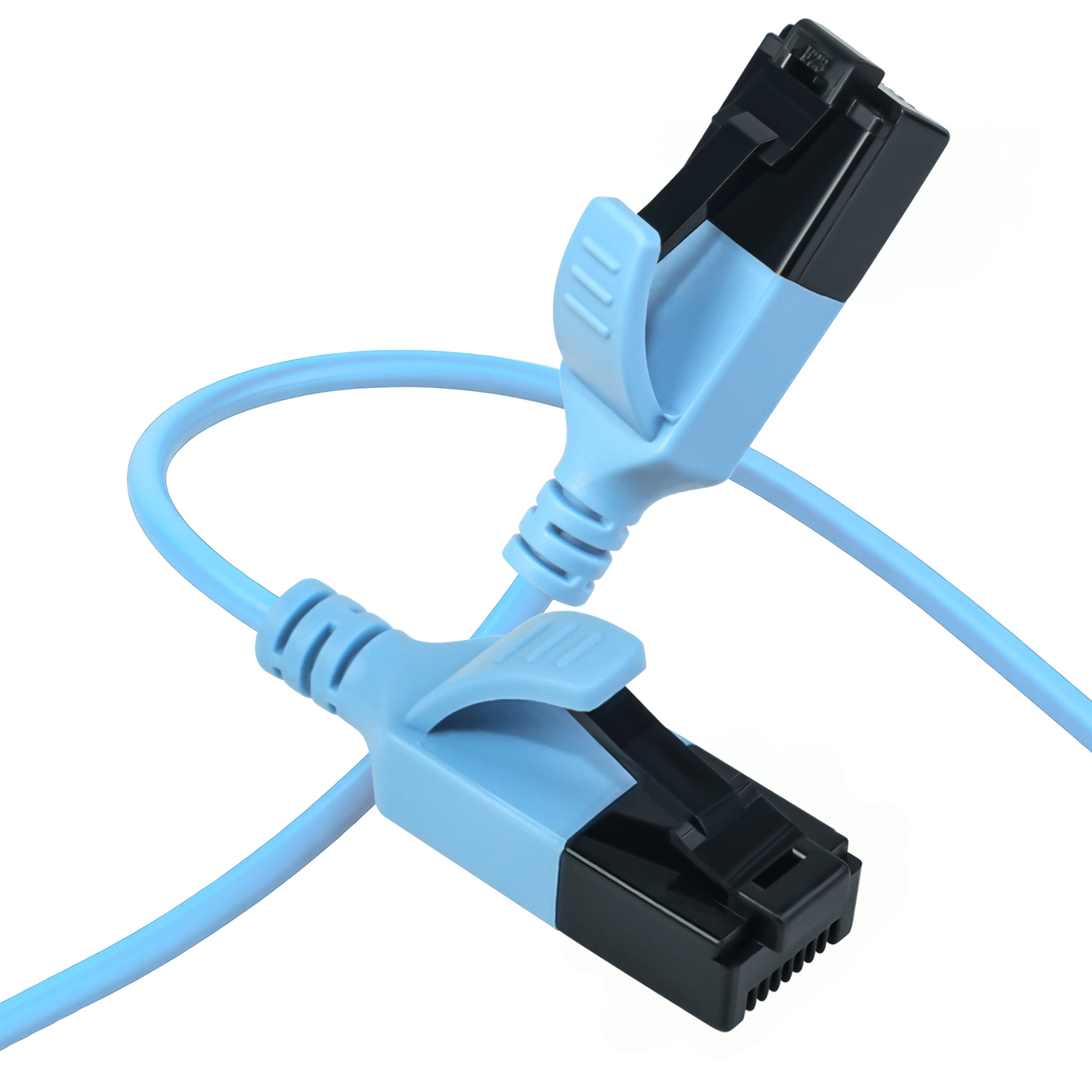 Dutevolns Cat6a Ethernet Cable Slim 1ft 6Pack, Outdoor&Indoor 32AWG ...