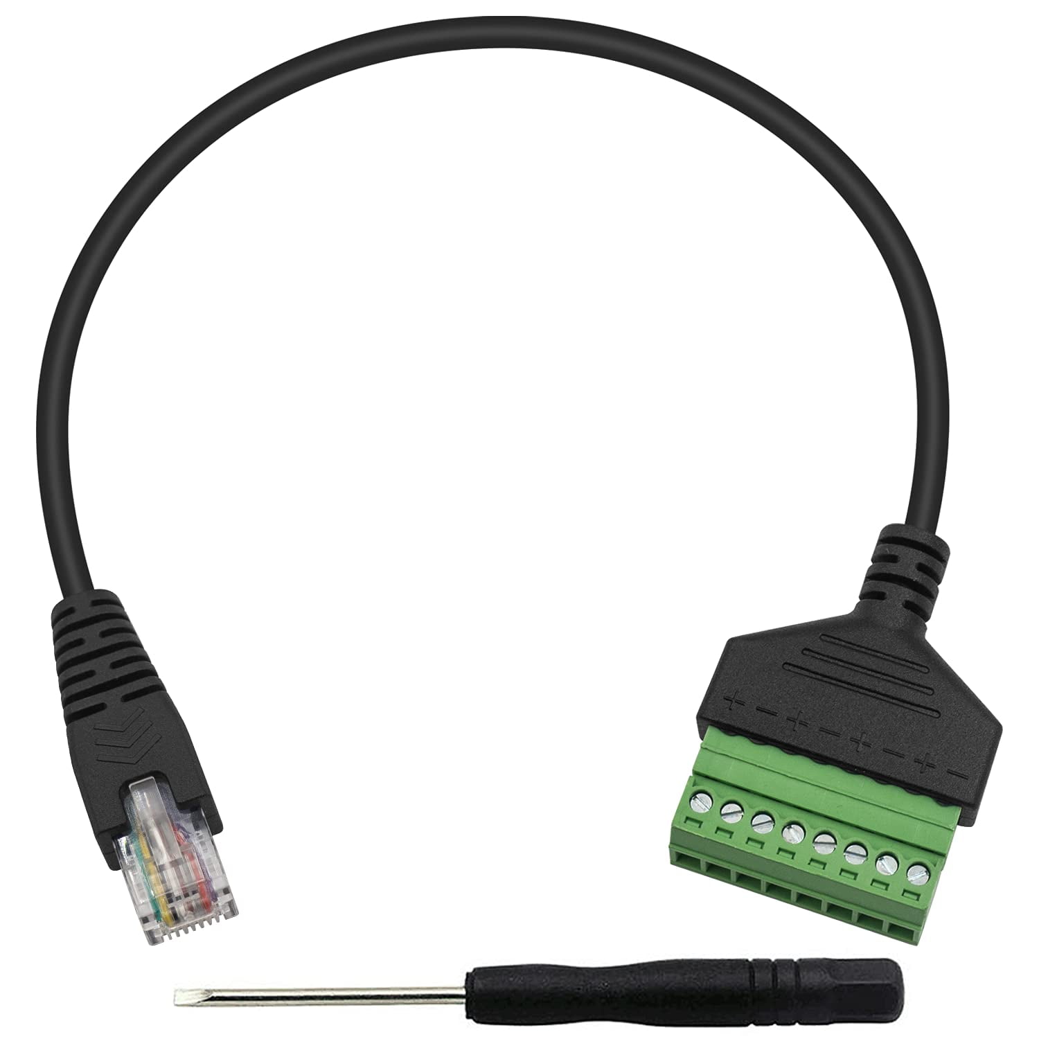 Duttek Ethernet Rj45 Terminal Block Connector, Ppeace Thru Rj45 ...