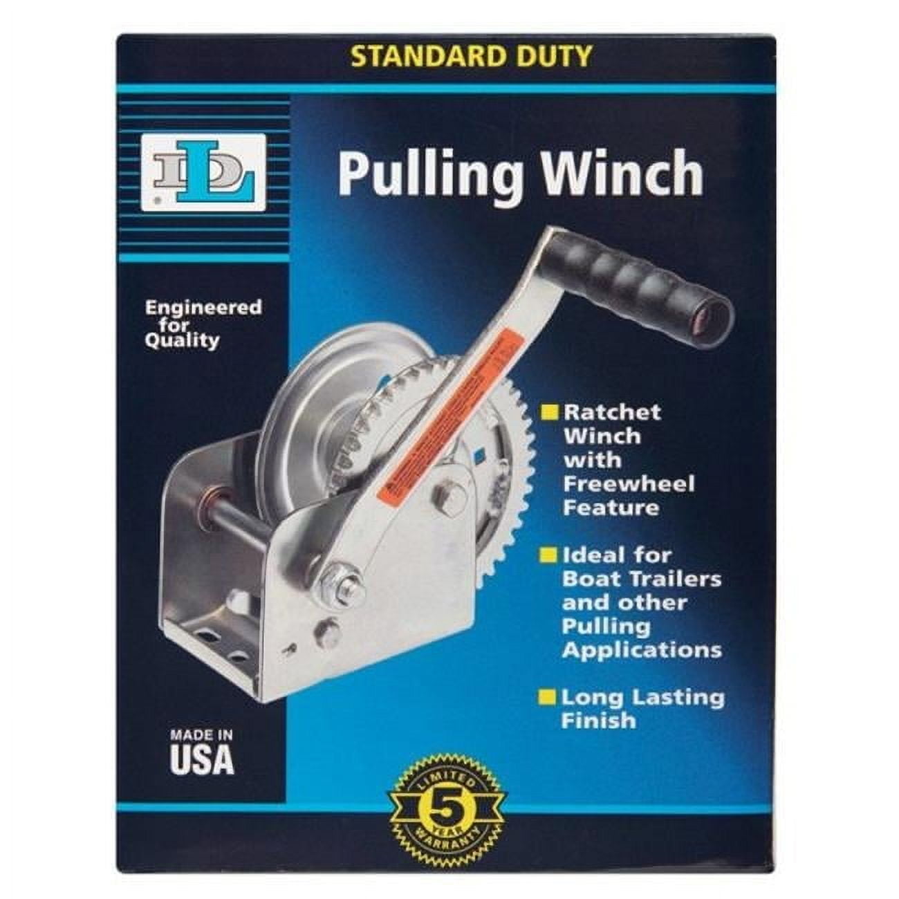 Dutton DL1100A Ratchet Pulling Winch 1100 lbs - Walmart.com