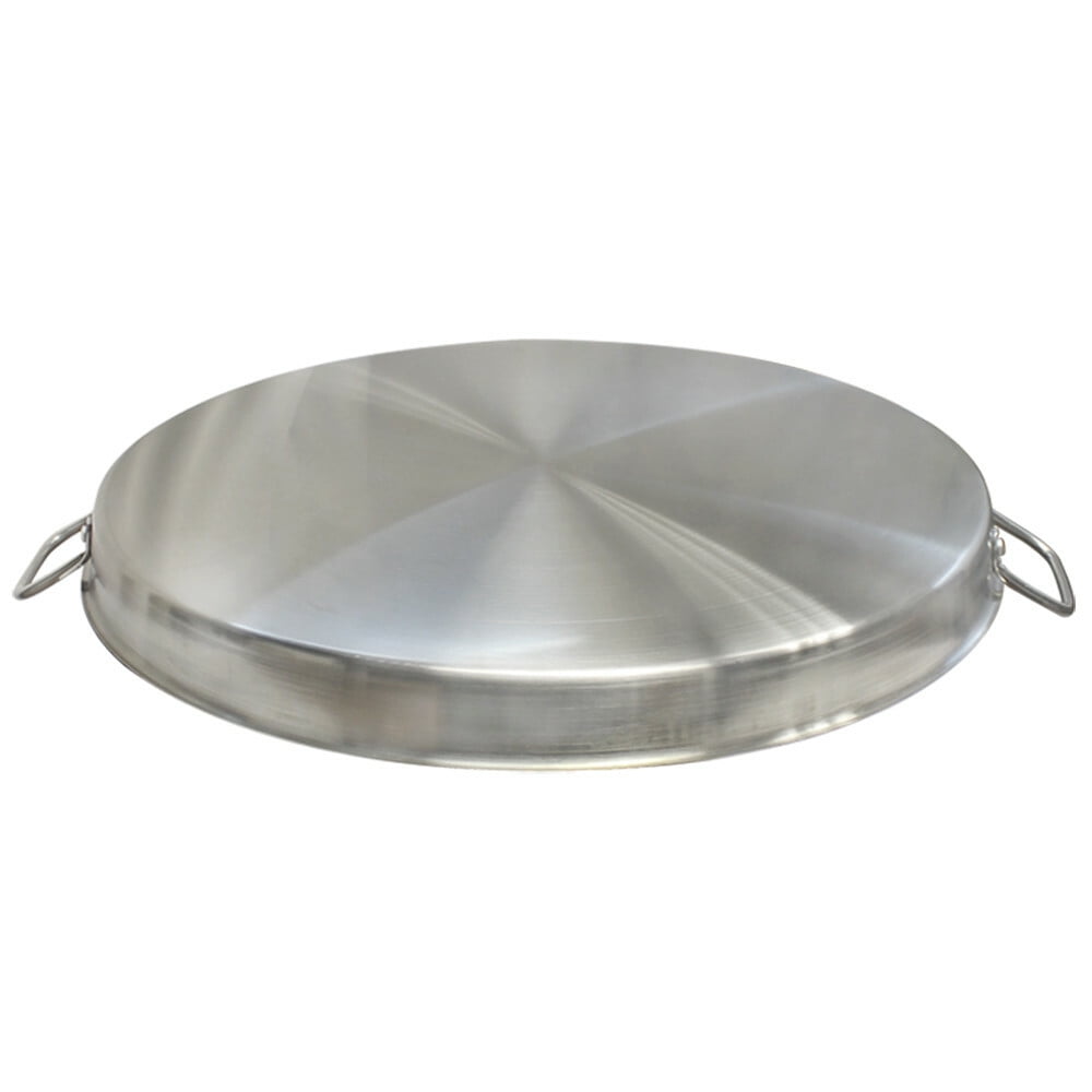 Duty 21-3/4" ROUND Heavy Stainless Steel Comal Griddle Pan Grill Fry ...
