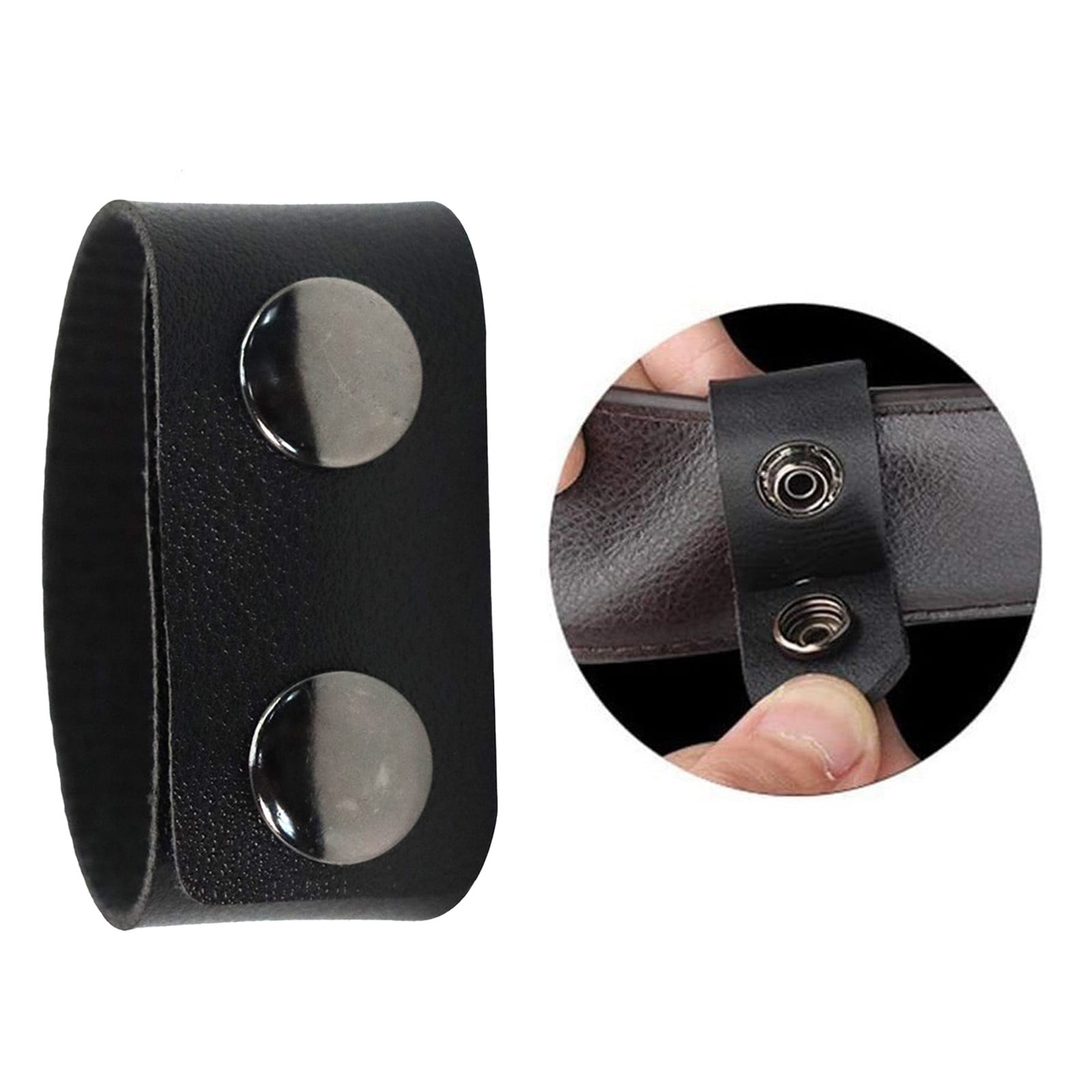 Duty Belt With Double Snaps For Belt Retainer Law Enforcement Leather ...