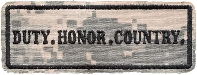 Duty Honor Country Camouflage Patch, Military Patches - Walmart.com