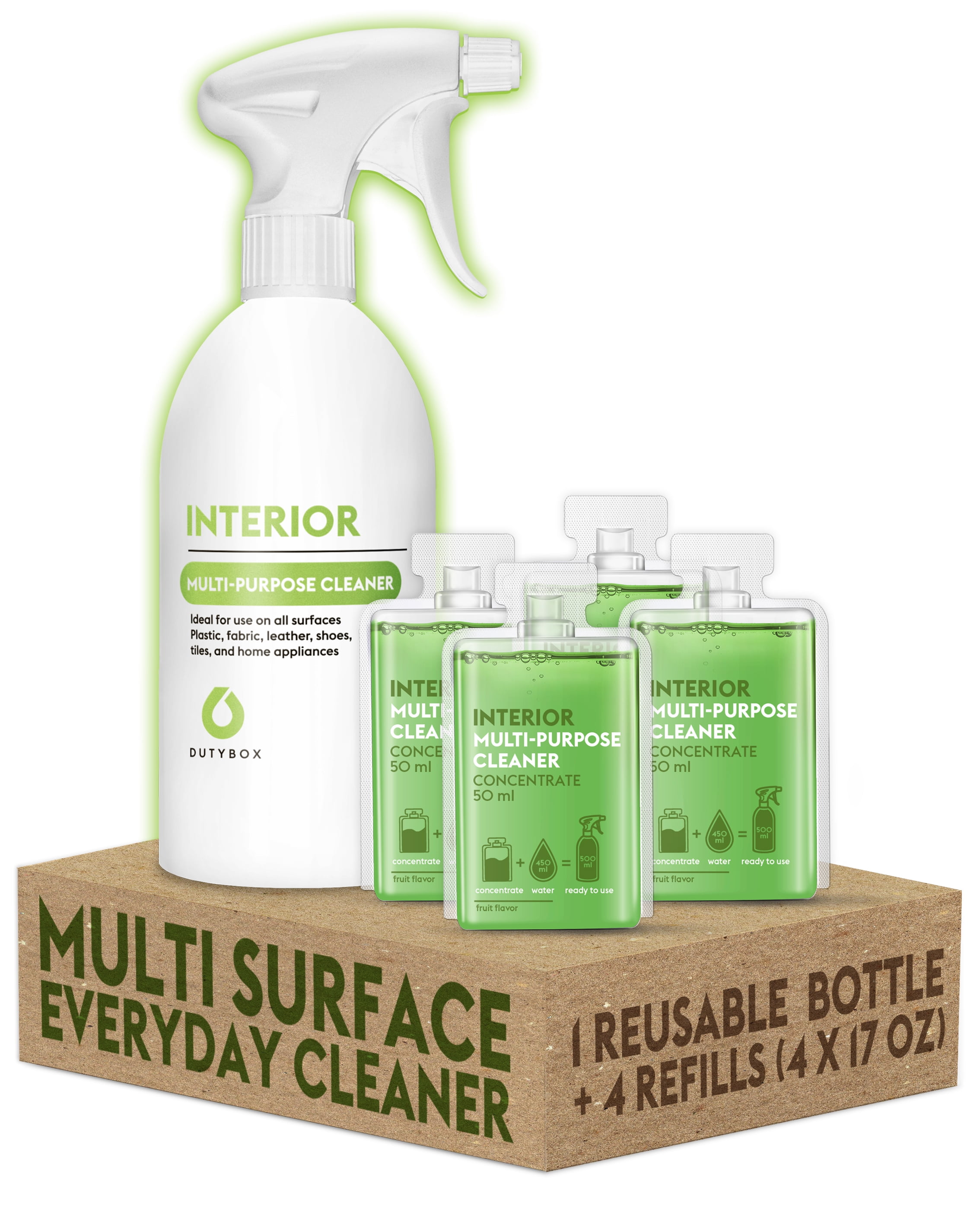 DutyBox - Everyday Multi-Surface Cleaner, Refillable for Home (1 Spray ...