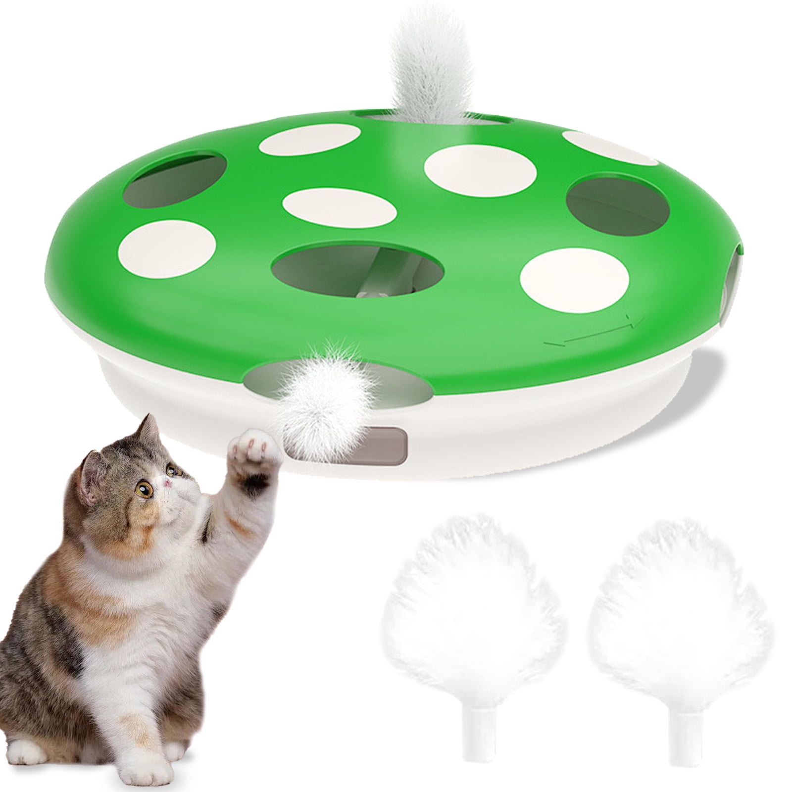 Duuclume Automatic Interactive Cat Toys for Indoor Cats, Eight Hole ...