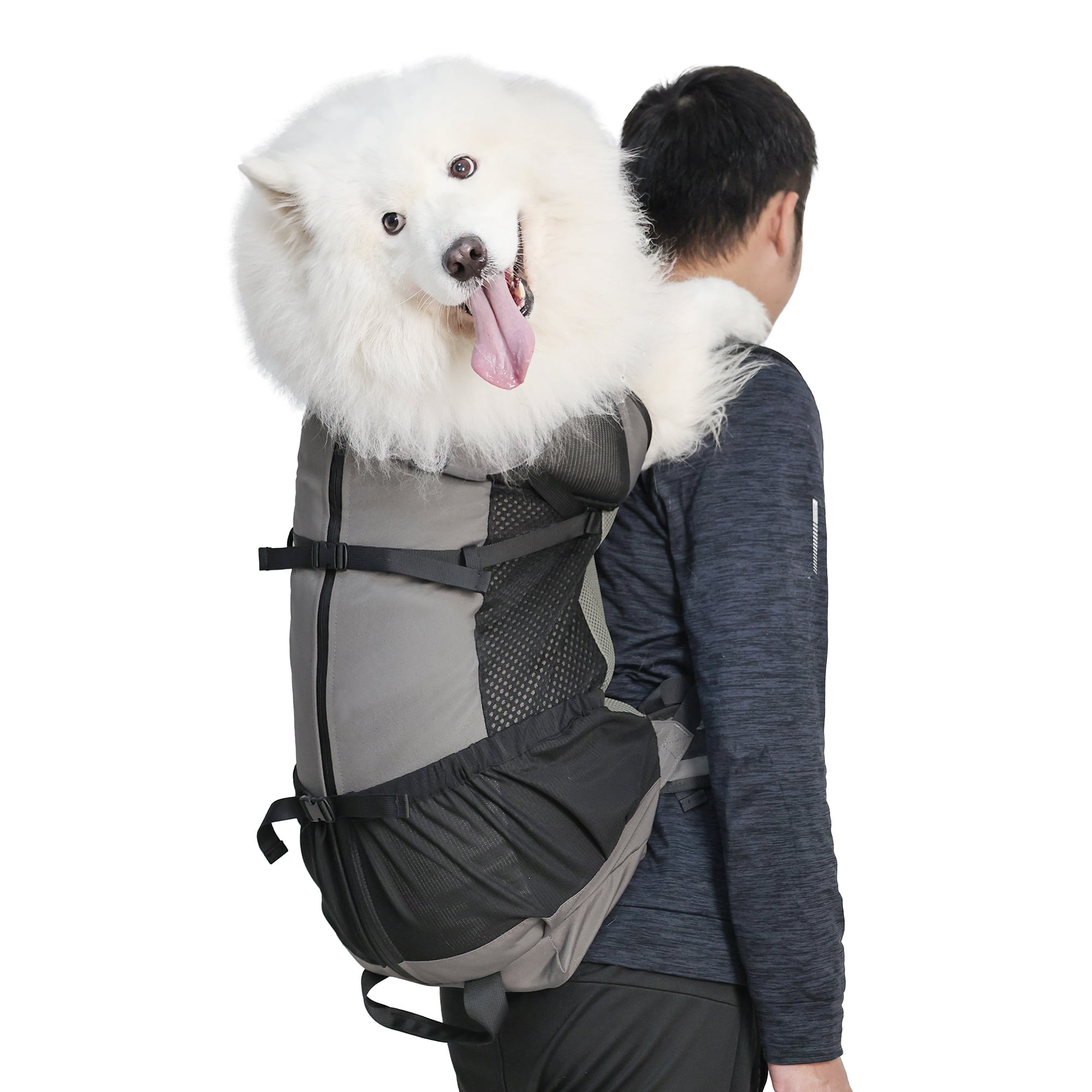 Duuclume Dog Backpack Carrier, Adjustable Large Dog Backpack for 33-66 ...