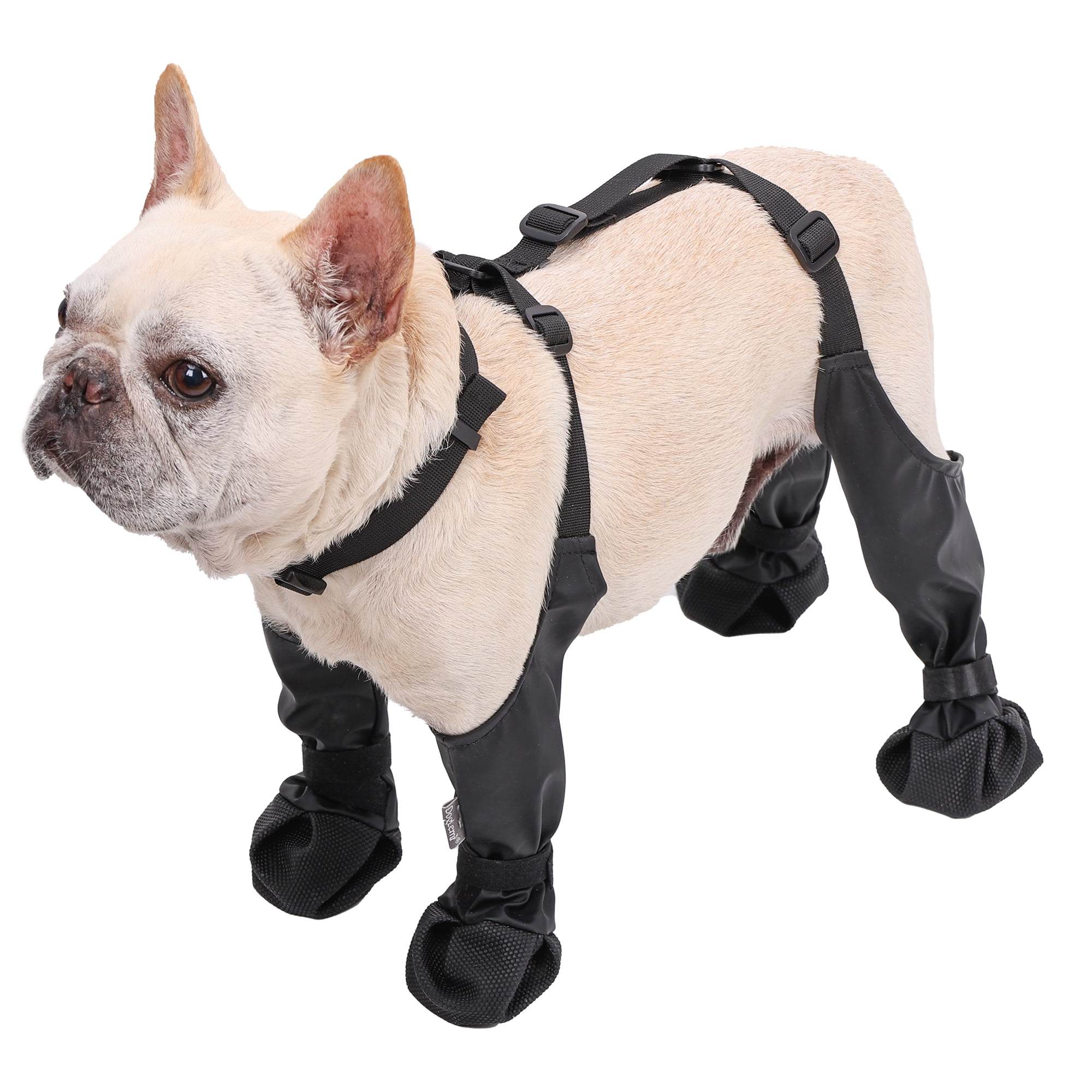 Duuclume Dog Paw Boot Leggings, Waterproof Dog Boots with Suspenders ...