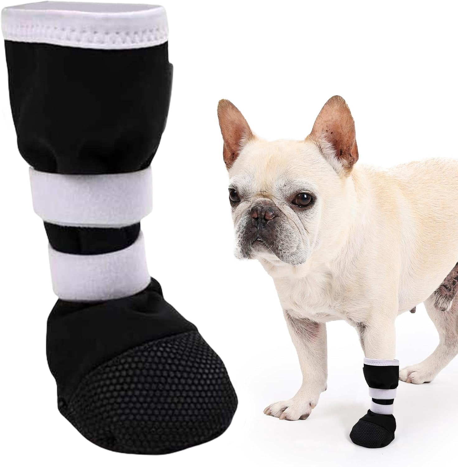 Duuclume Dog Paw Wound Recovery Boot, Breathable Dog Bootie for Injured ...