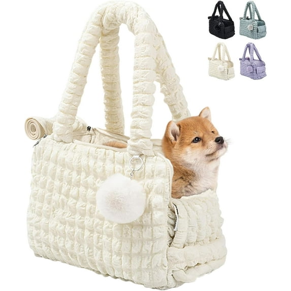 Duuclume Lightweight Pet Tote Bag Carrier, Mesh Top Puppies Purse for ...