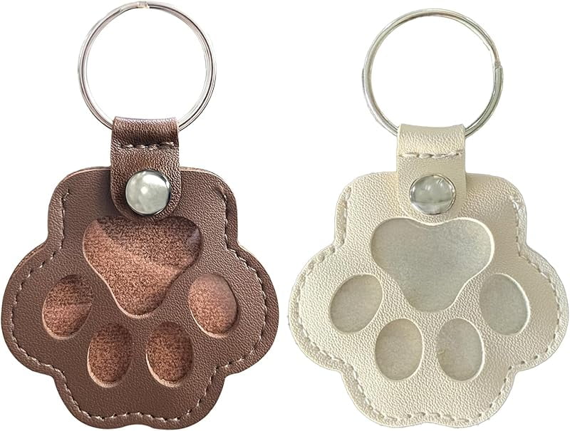 Duuclume Personalized Pet Hair Keepsake Box for Dog, Pets Hair Storage Pouch Fur Memorial ...