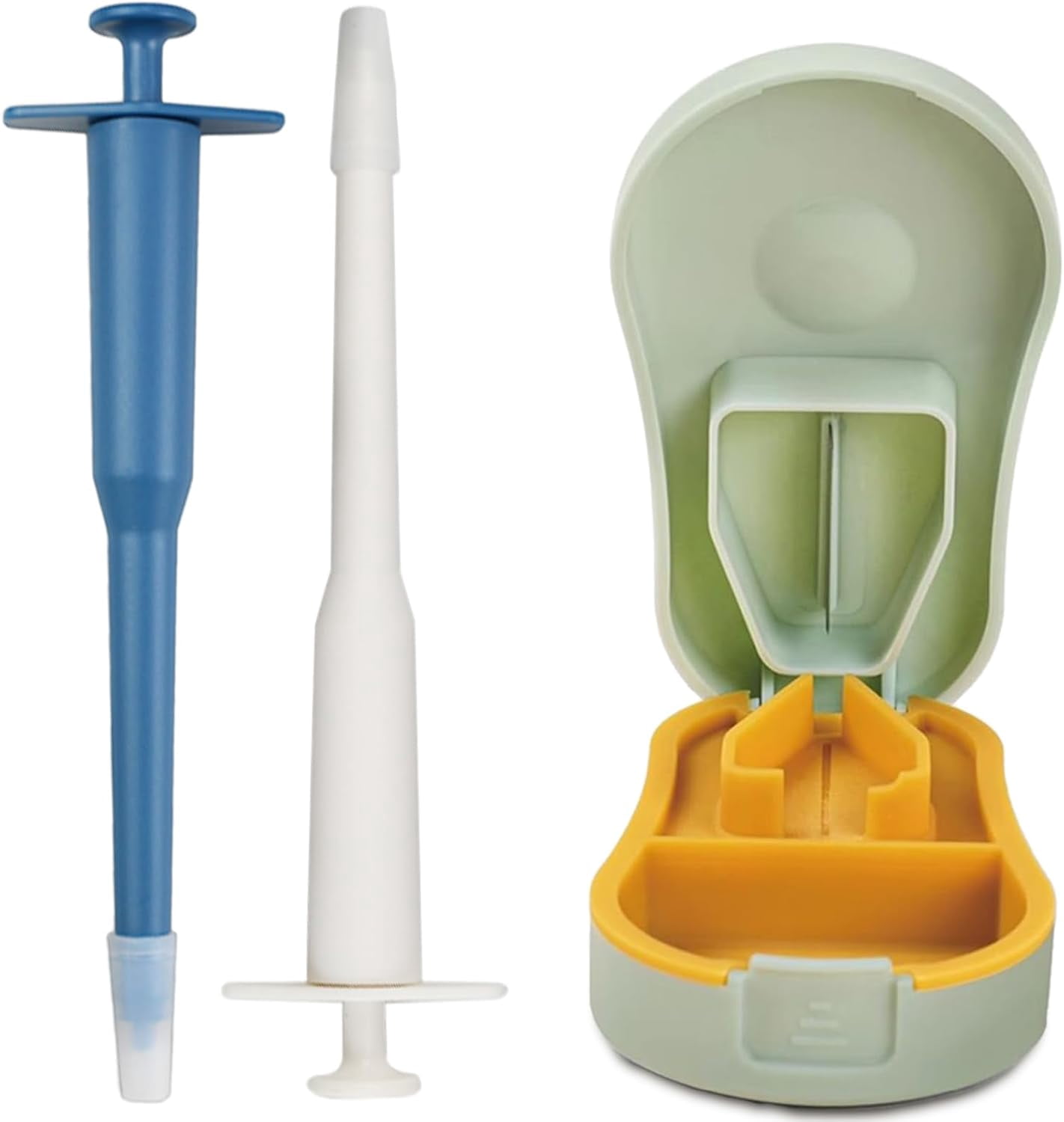 Duuclume Pet Feeding Tool Kit, 2 Pieces Pet Pill Plunger Popper Pill ...