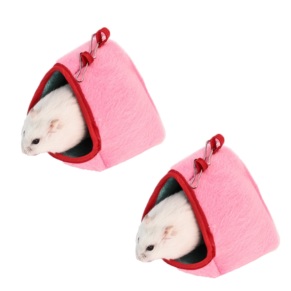 Duulaya Cozy Nest for Little Pets, Compact House Cage Bed Tiny Hamster ...