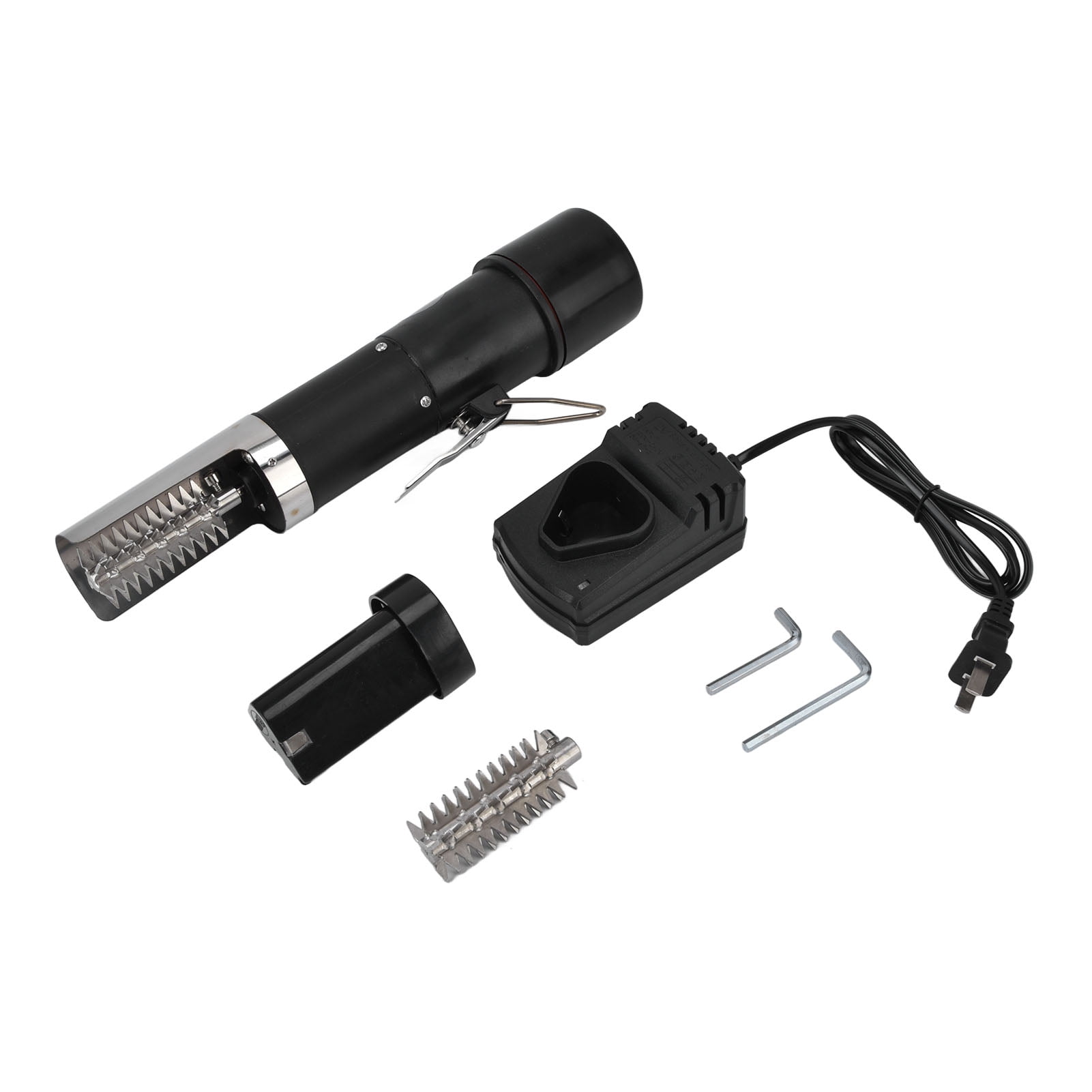Duulaya Electric Fish Scraper Handheld Design 6 Cutter Wheel Button ...