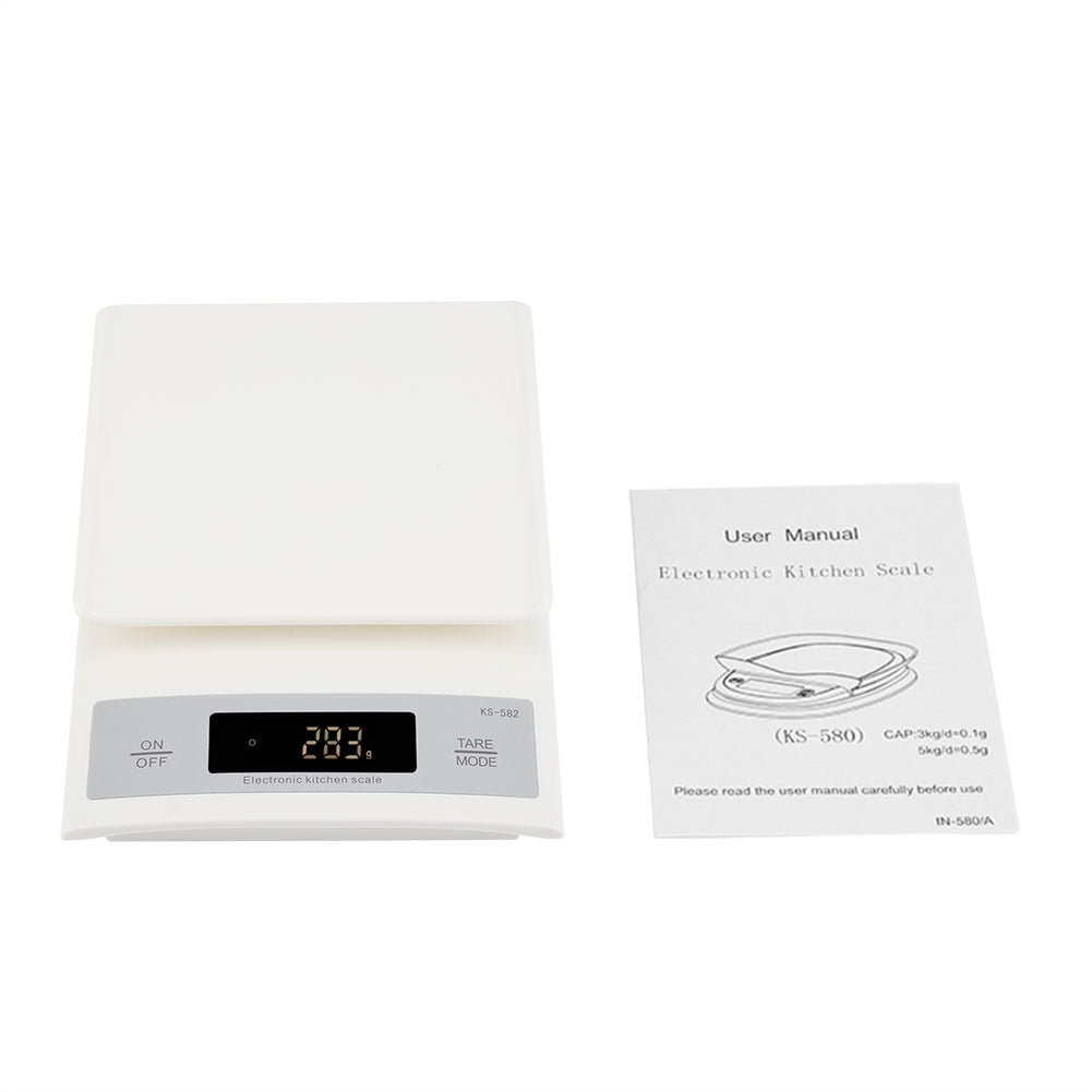 Duulaya Hukapapa Electronic Digital Milk White Kitchen Scale Food Meat ...