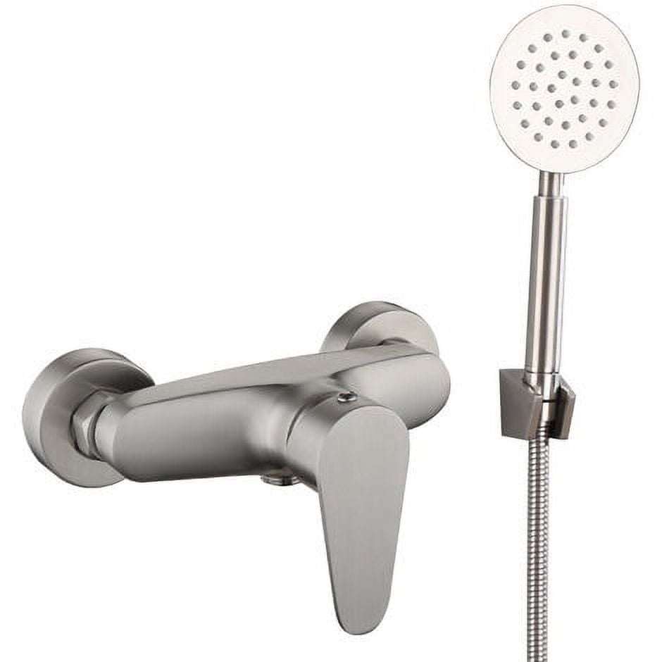 Duulaya Shower Mixer 304 Stainless Steel Brushed Hot and Cold Bath ...