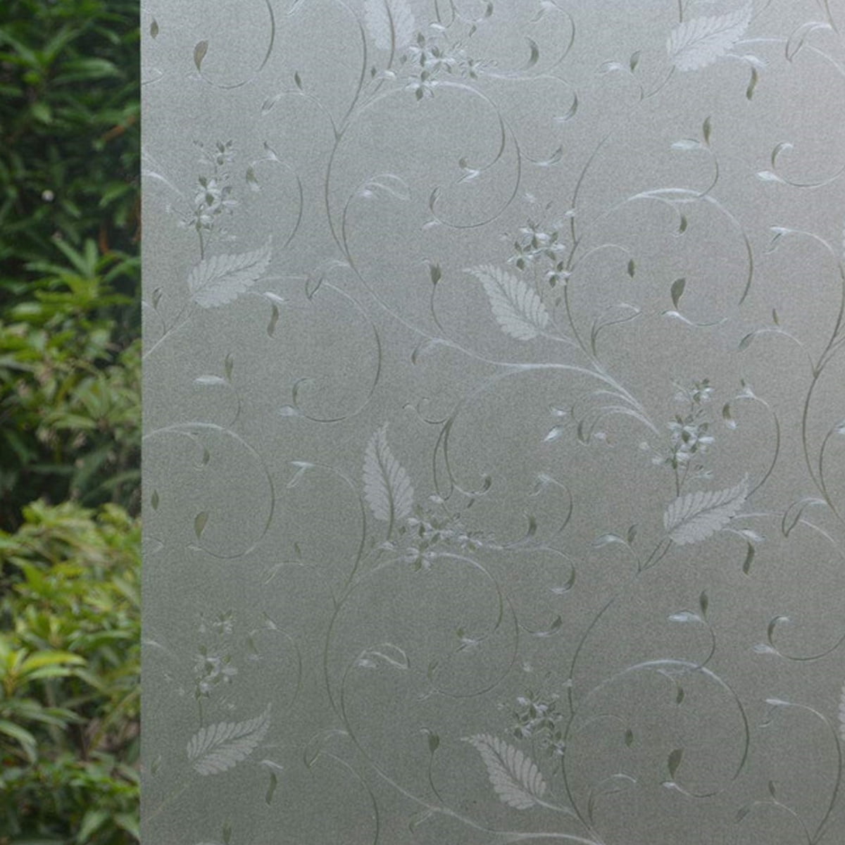 Duulaya Static Frosted Glass Film for Decorative Appeal, Stained Glass ...