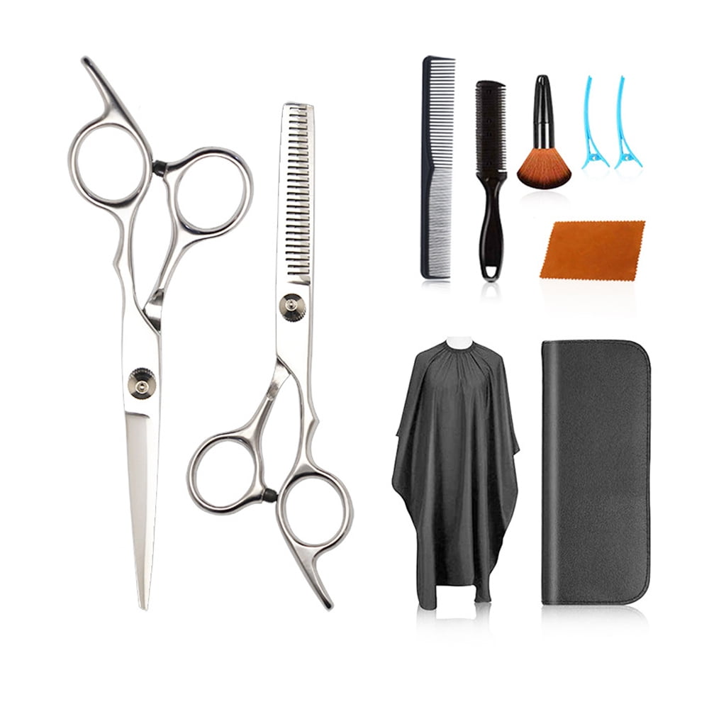 Duulaya Thinning Shears Kit for Barbers & Salons Hair Cutting Scissors ...