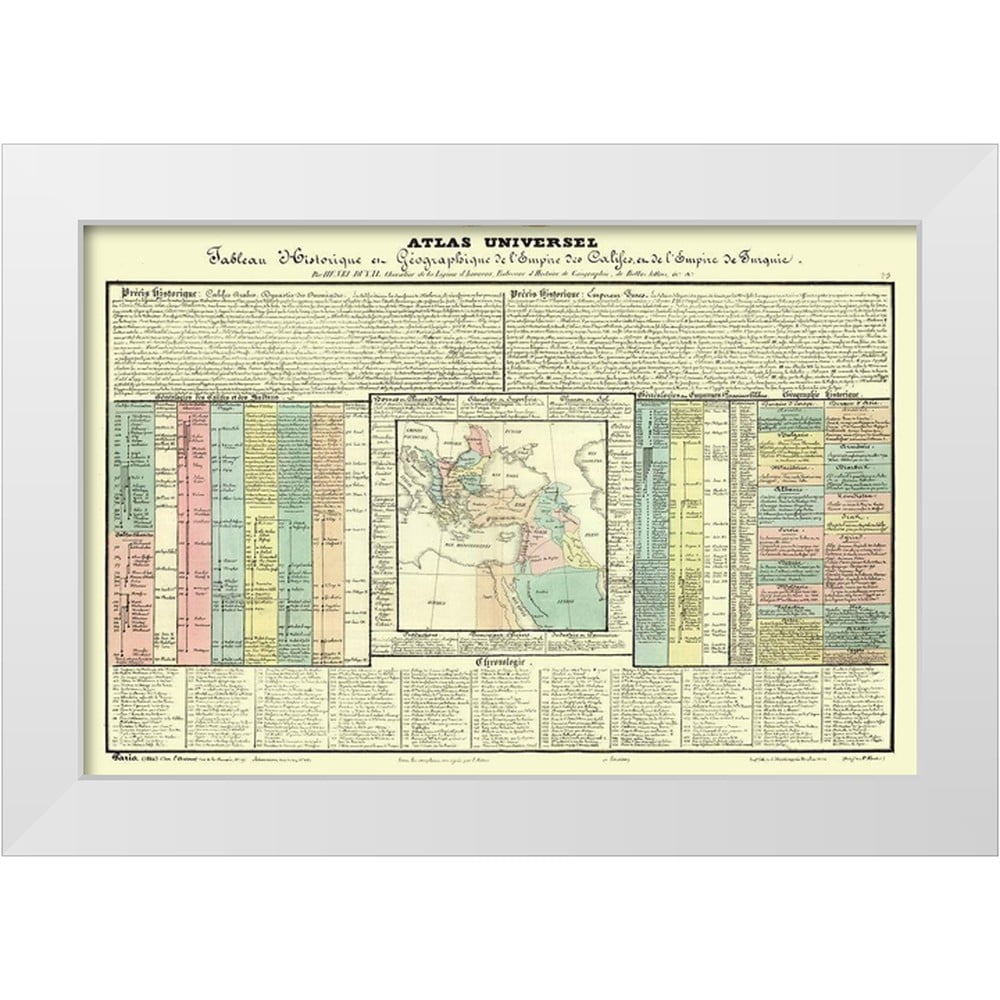 Duval 14x11 White Modern Wood Framed Museum Art Print Titled ...