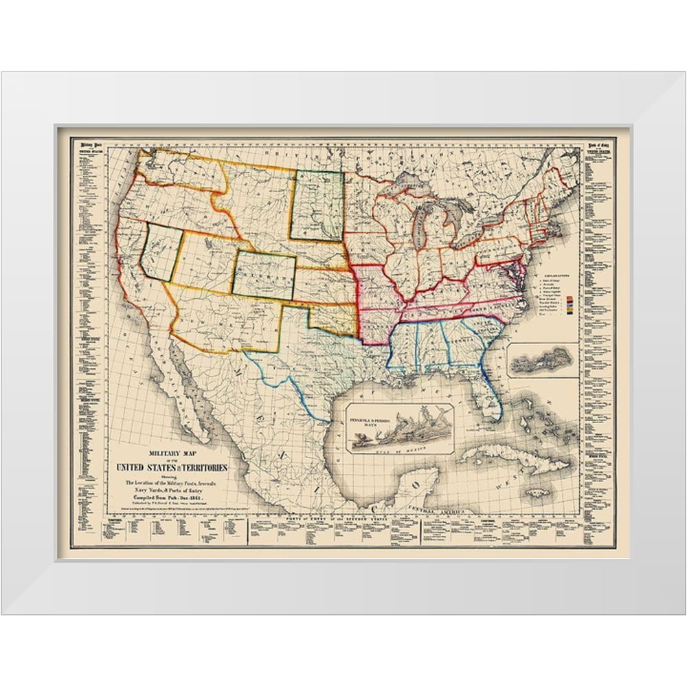 Duval 14x12 White Modern Wood Framed Museum Art Print Titled - US ...