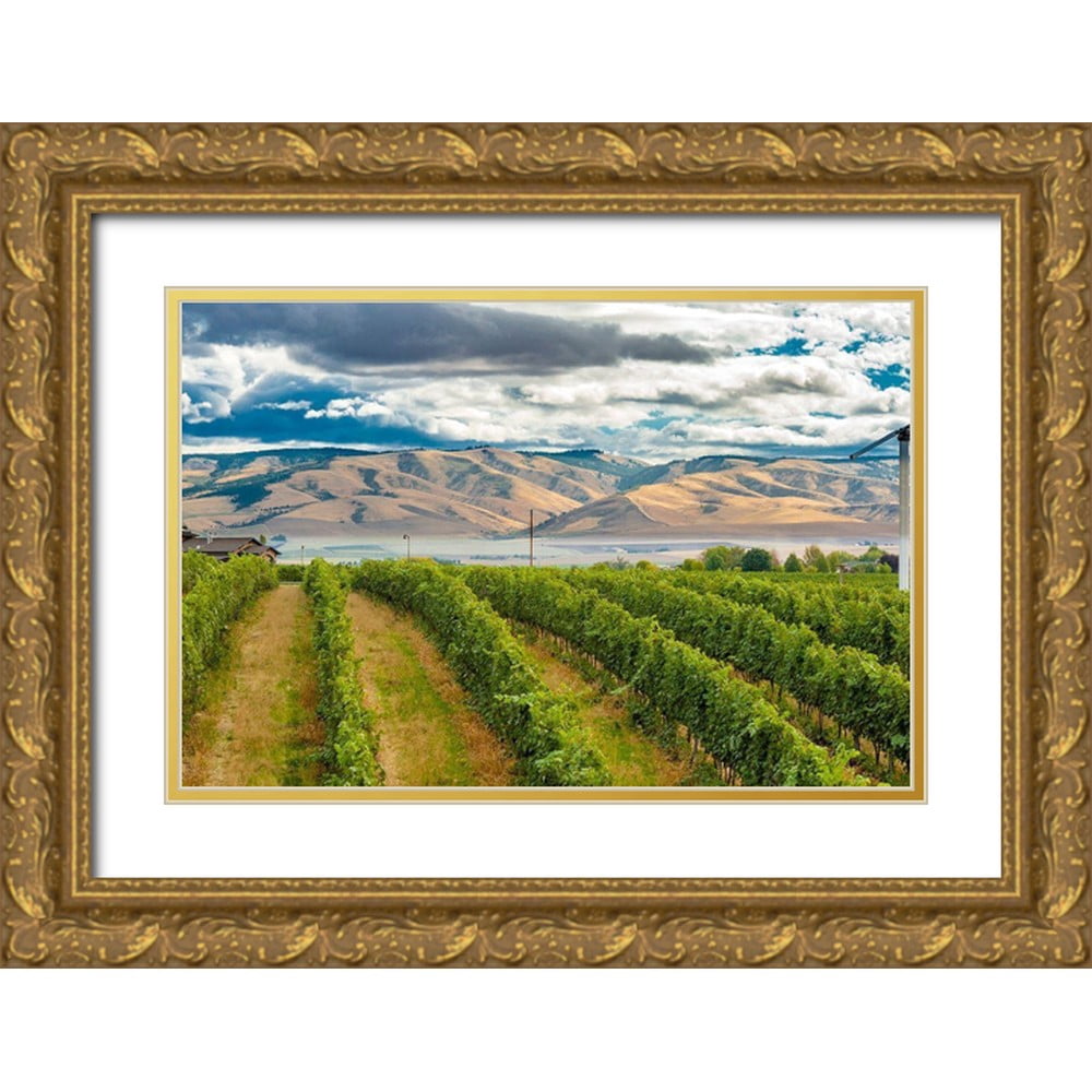 Duval, Richard 24x17 Gold Ornate Wood Framed with Double Matting Museum ...