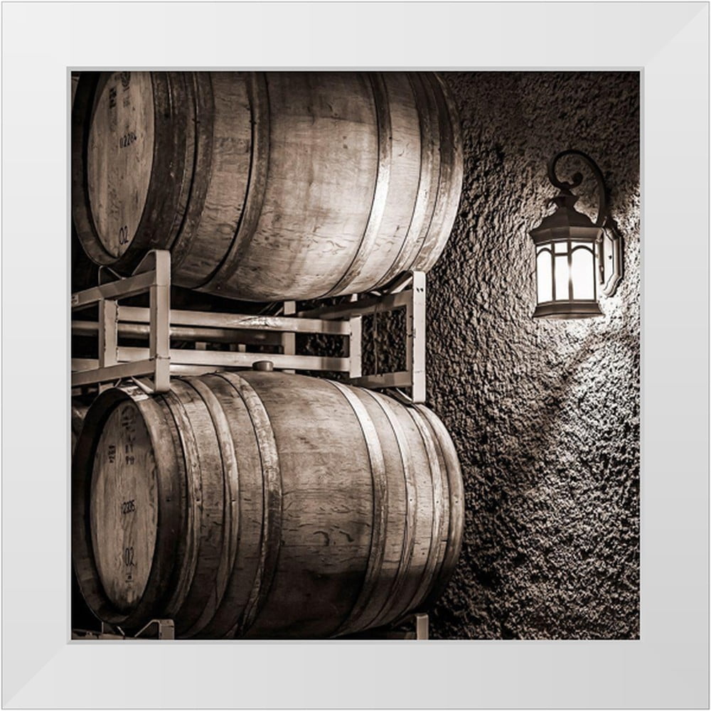 Duval, Richard 26x26 White Modern Wood Framed Museum Art Print Titled ...