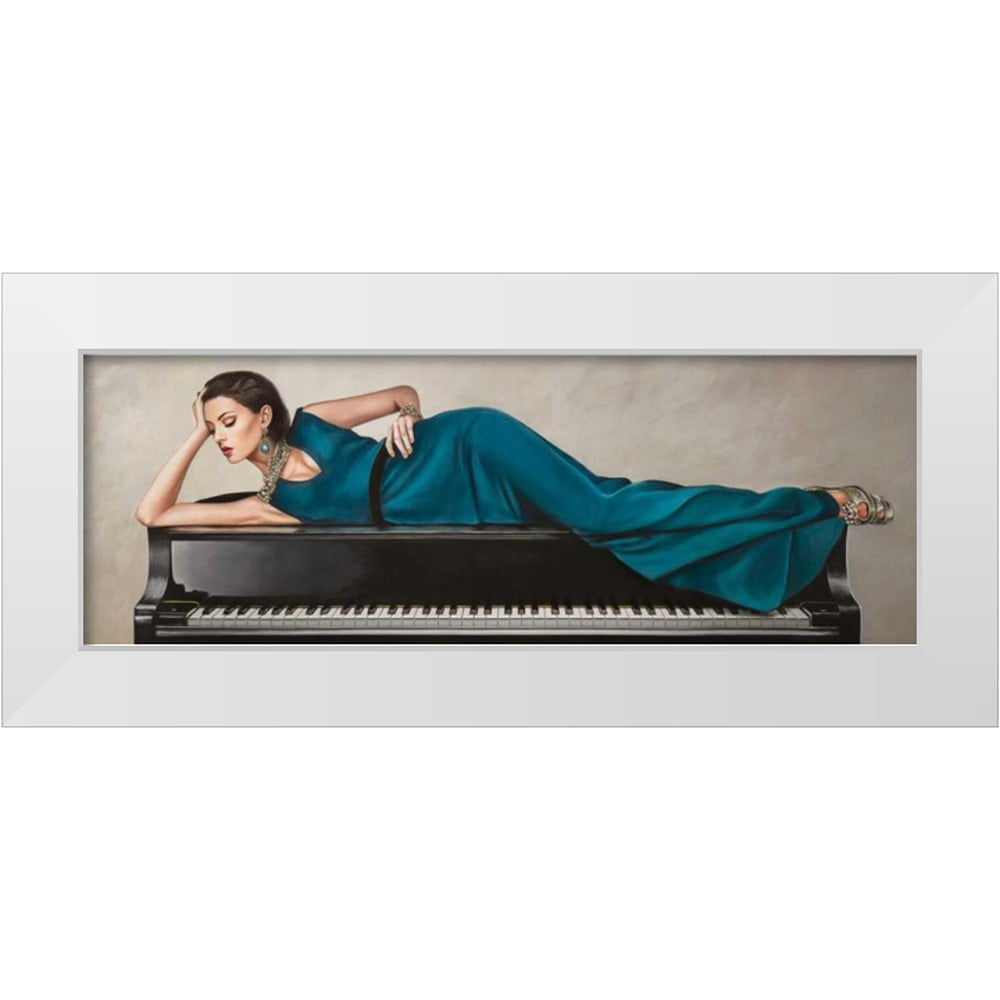 Duval, Sonya 18x9 White Modern Wood Framed Museum Art Print Titled ...