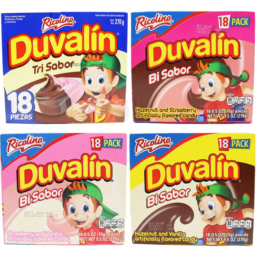 Duvalin Bundle. Tri Flavor, Vanilla Hazelnut, Strawberry Hazelnut ...