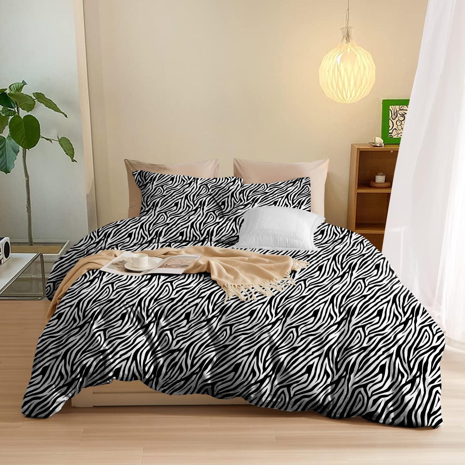 Duvet Cover, 600-Thread Count 100% Egyptian Cotton 3-PCs Light Weight Duvet Cover Set , ( Zipper ...