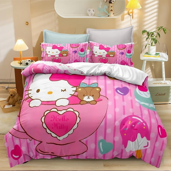 Duvet Cover Bedding Sets Soft Microfiber Bed Set Collection, No ...