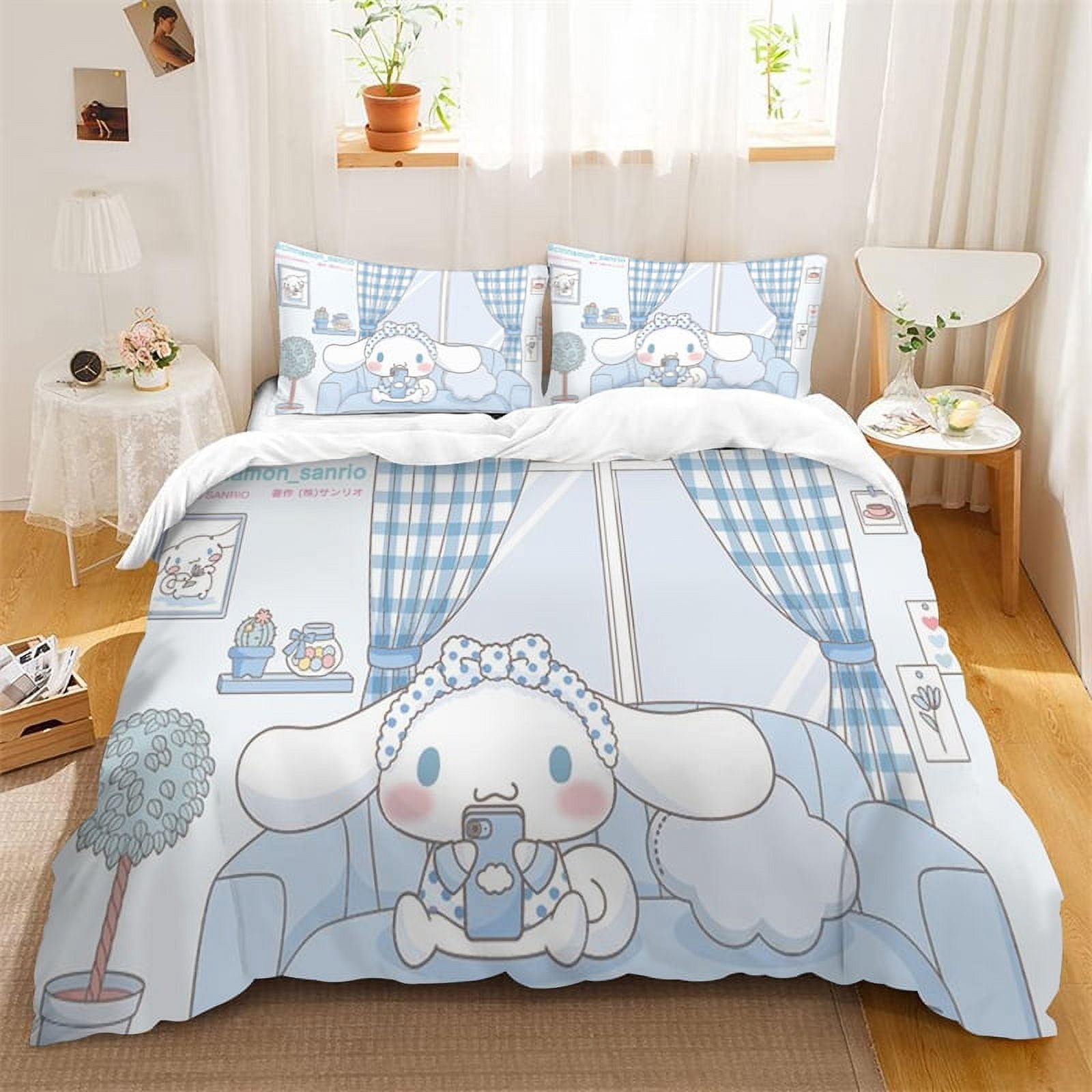 Duvet Cover Cinnamoroll Play Mobile Bedding Set Room Decor Fashion ...
