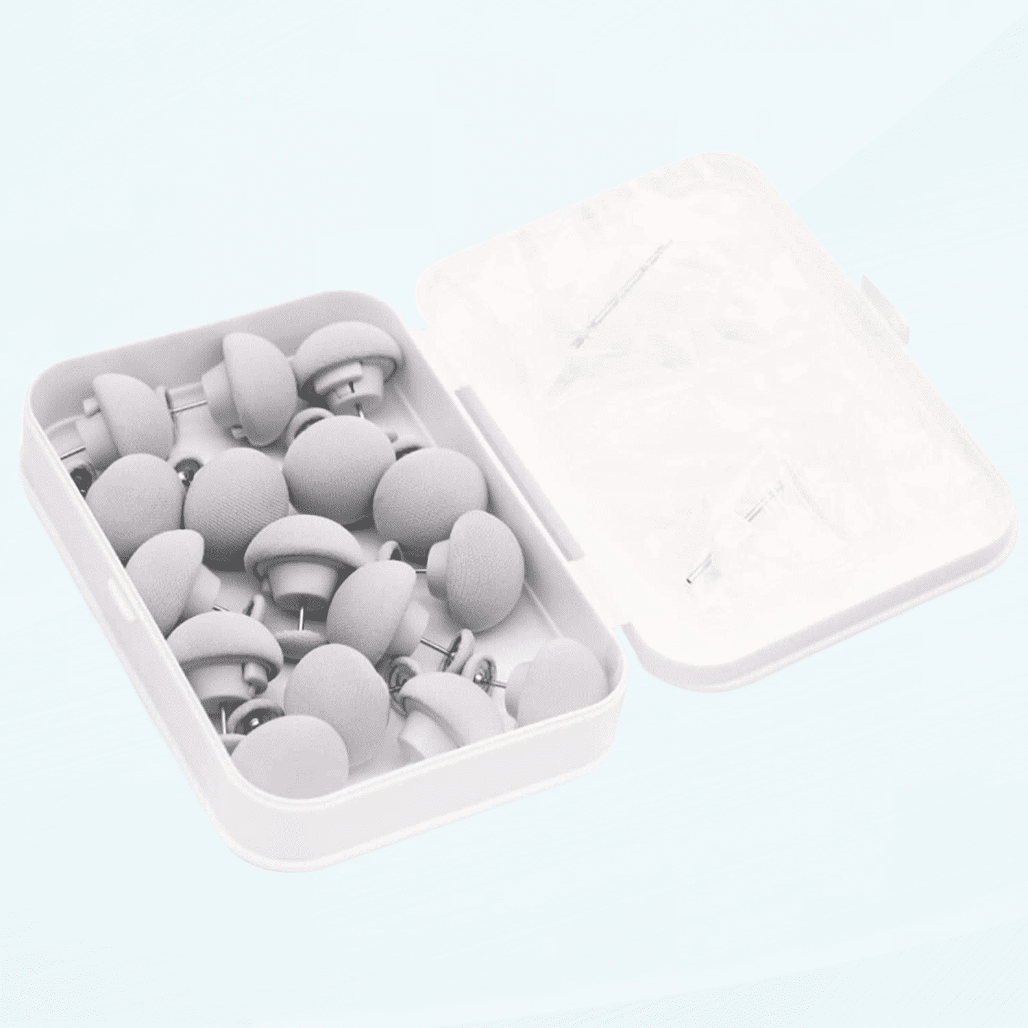 Duvet Cover Clips Set,16 Pcs Grey Double Sided Pin Fasteners with ...