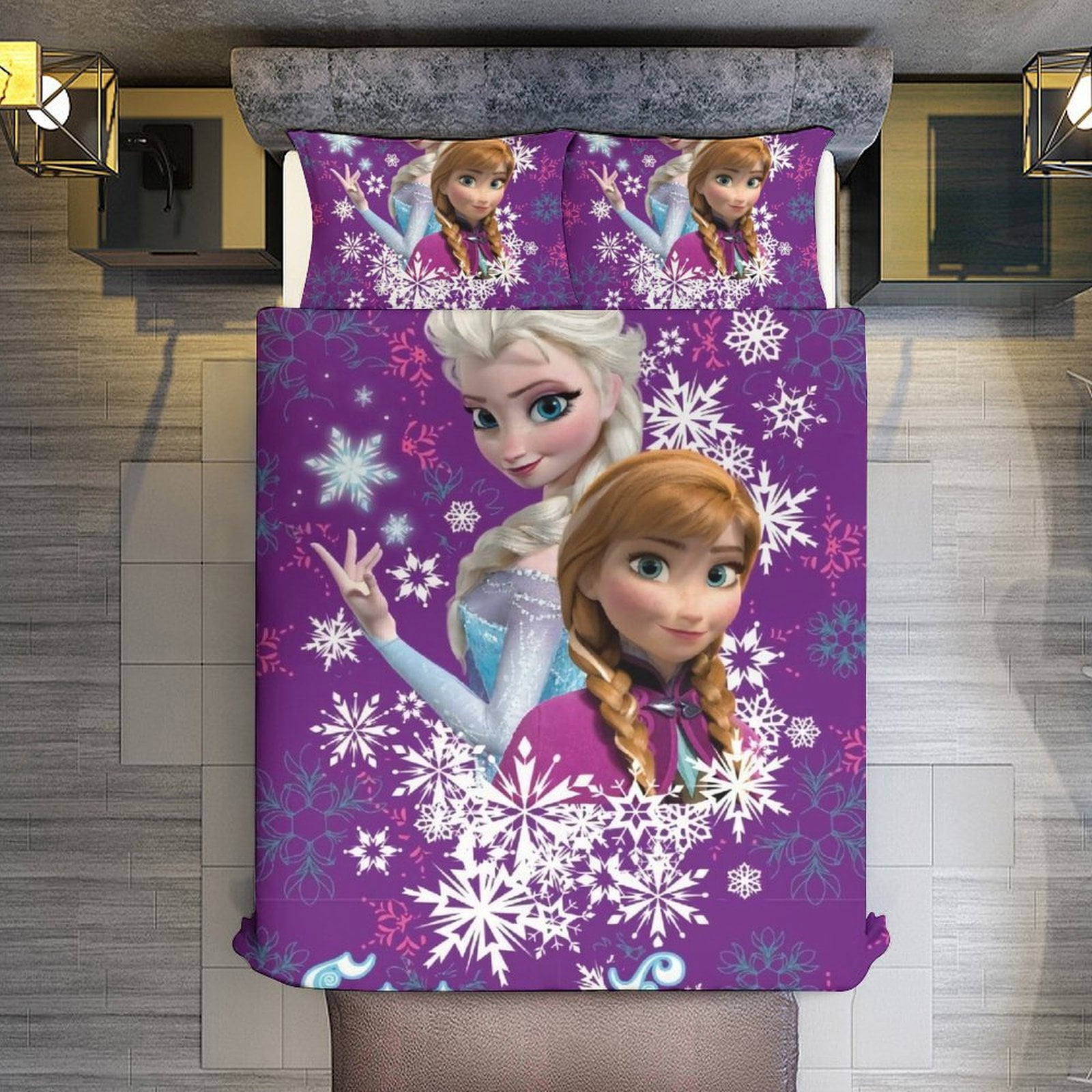 Duvet Cover,Frozen-Elsa&Anna Bed Sheets for Boys,Bedding for Boys and ...