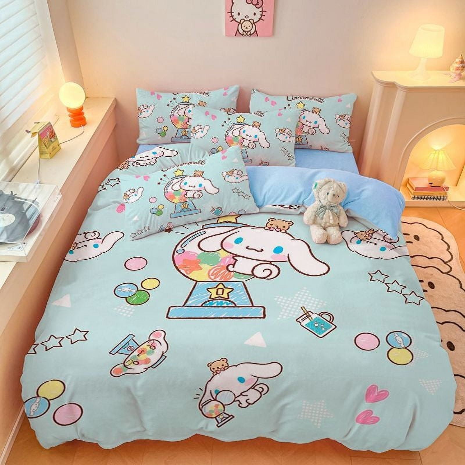 Duvet Cover Melody Cinnamoroll Girls' Bedroom Decoration Soft ...