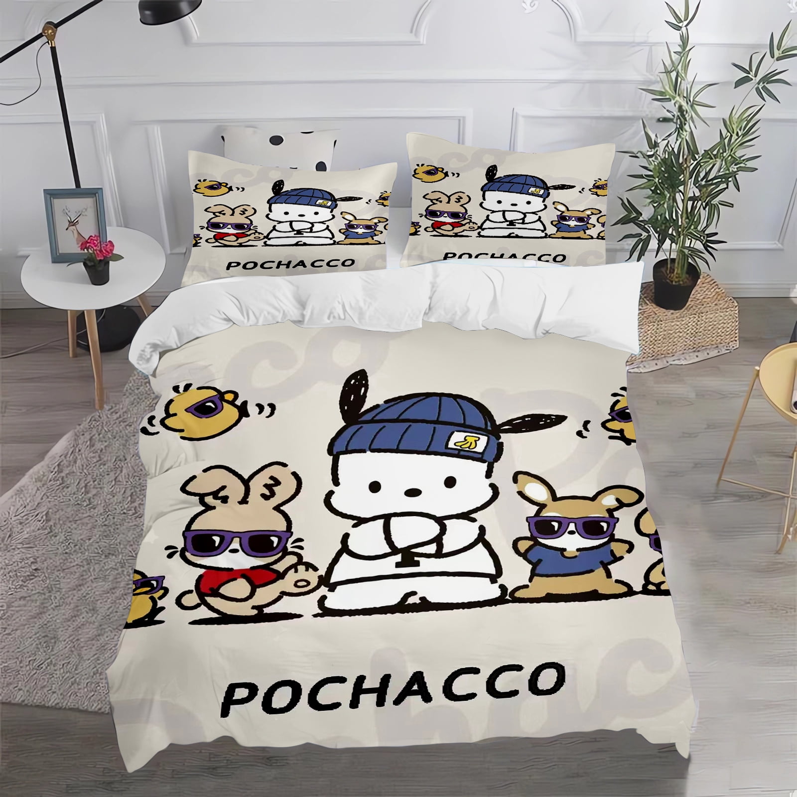 Duvet Cover + Pillowcase Without Filling Bedding Set No Quilt Sanrio ...