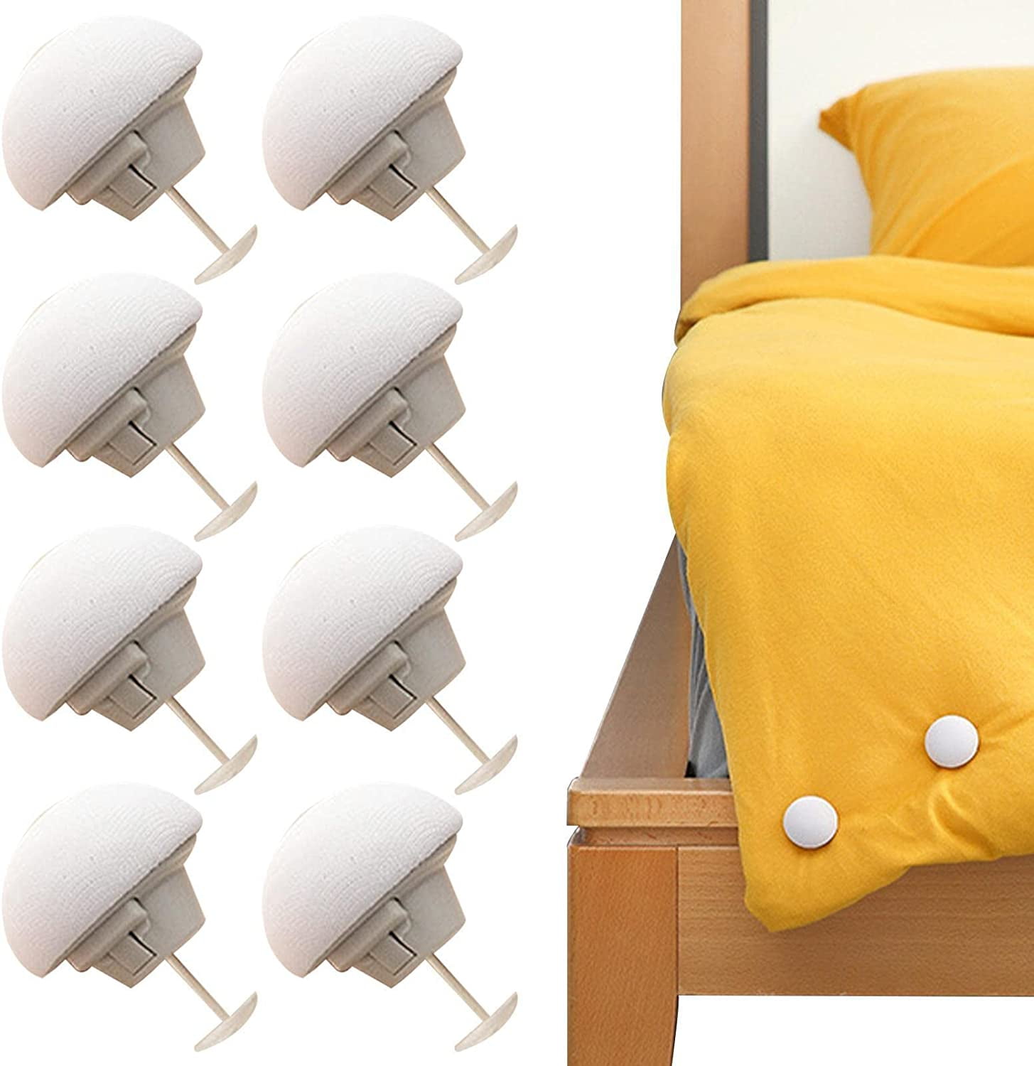 Duvet Cover Pins | Duvet Pins With Buttons - Non-Slip Duvet Cover Pins ...