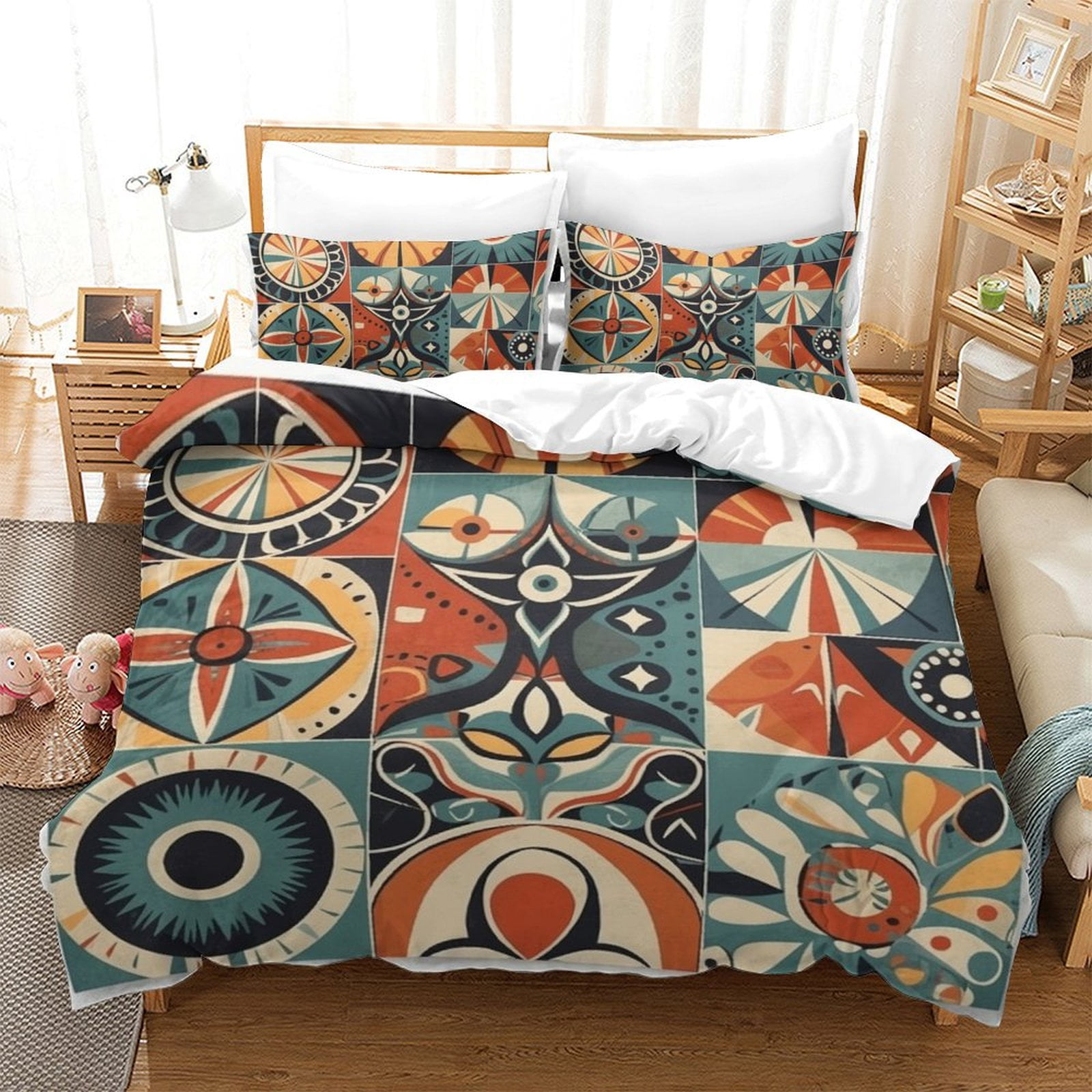 Duvet Cover Set 2/3pcs Bohemian Traditional Bedspreads Girl Woman High ...