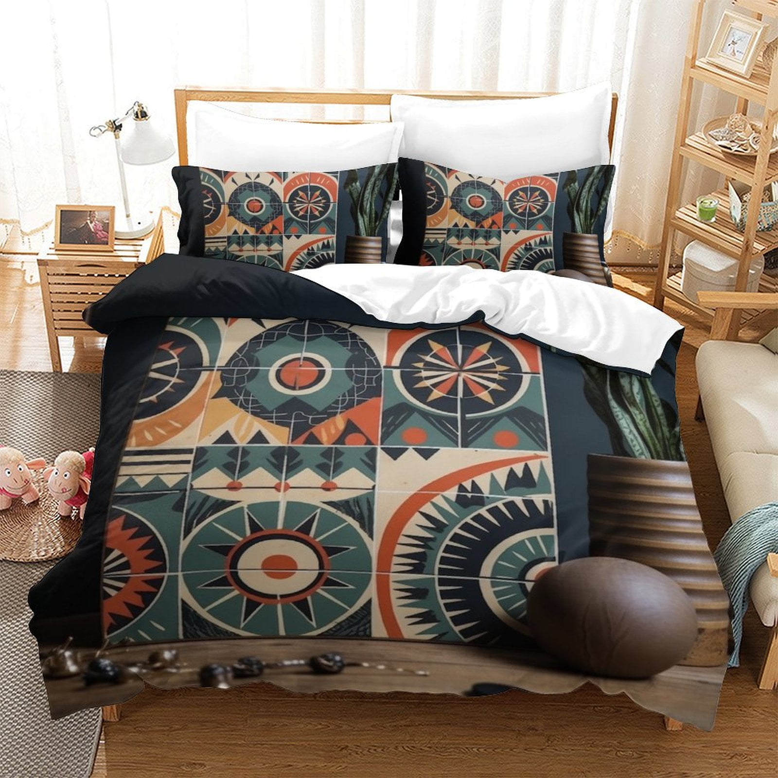 Duvet Cover Set 2/3pcs Bohemian Traditional Bedspreads Girl Woman High ...