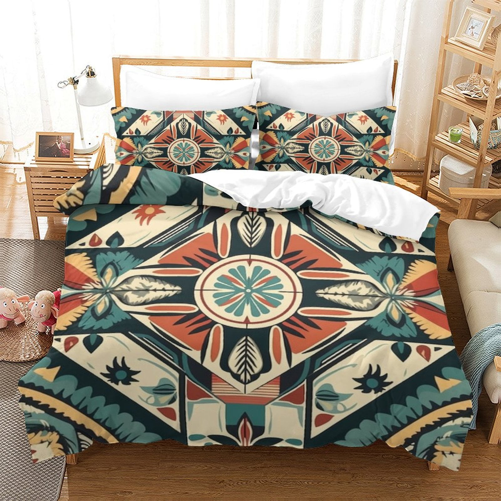 Duvet Cover Set 2/3pcs Bohemian Traditional Bedspreads Girl Woman High ...