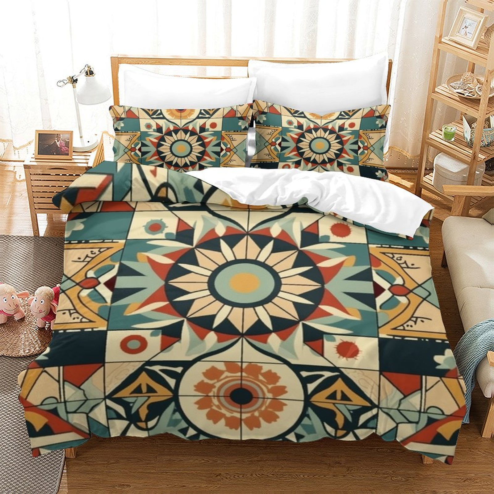 Duvet Cover Set 2/3pcs Bohemian Traditional Bedspreads Girl Woman High ...