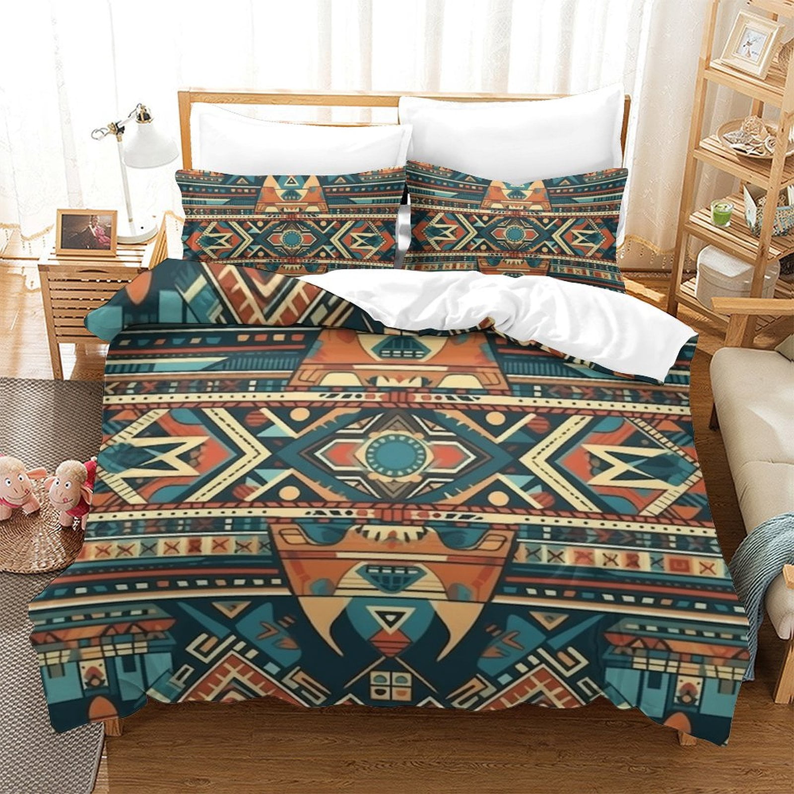 Duvet Cover Set Bohemian Modern Bedspreads Quilt Cover Pillowcase Home ...