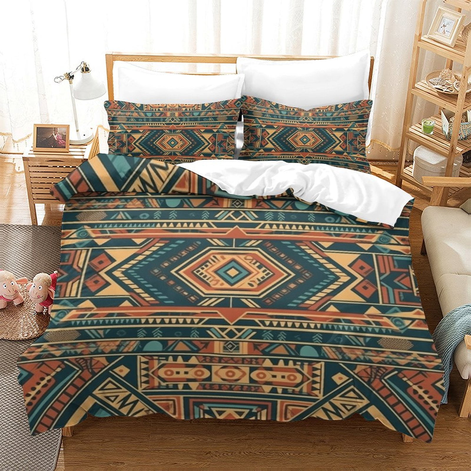 Duvet Cover Set Bohemian Modern Bedspreads Quilt Cover Pillowcase Home ...