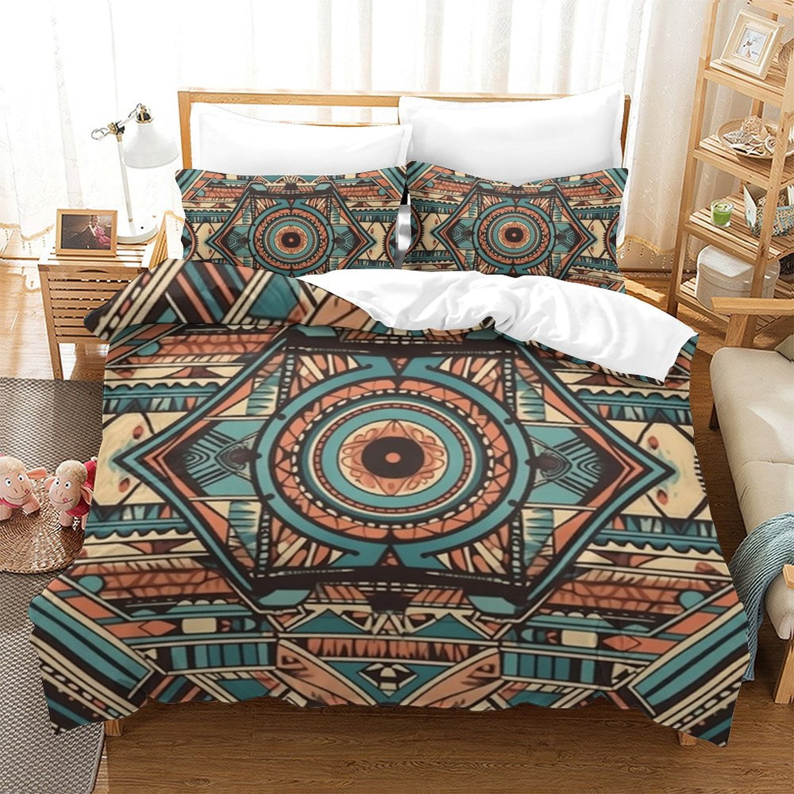 Duvet Cover Set Bohemian Modern Bedspreads Quilt Cover Pillowcase Home ...