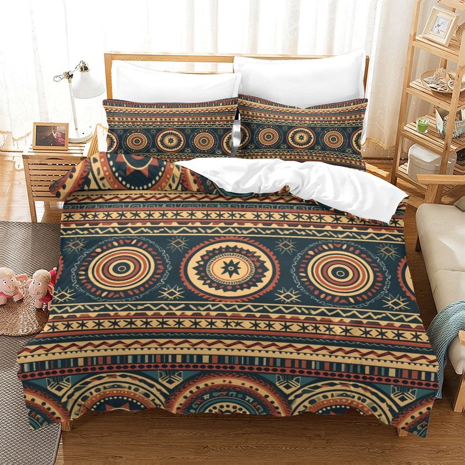 Duvet Cover Set Bohemian Modern Bedspreads Quilt Cover Pillowcase Home ...